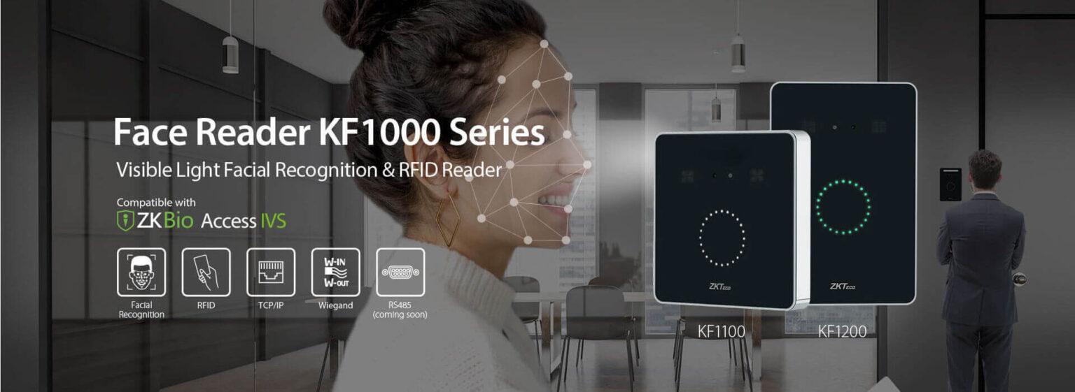 ZKTeco KF1100 Visible Light Facial Recognition & RFID Reader ...